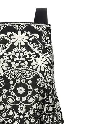 Max Mara Wkimoli' Capsule 'mediterranean Ease' Printed Cotton Voilé Dress