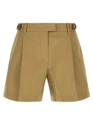 Burberry BURBERRY Raina Cotton Poplin Shorts Cream
