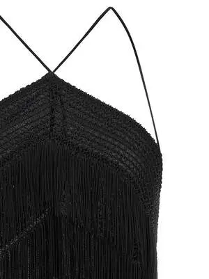 Andamane Reina Top With Fringe Detail