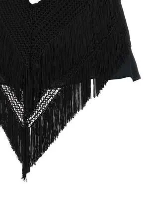 Andamane Reina Top With Fringe Detail