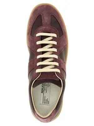 MAISON MARGIELA Replica Nappa And Suede Sneakers - Multicolor