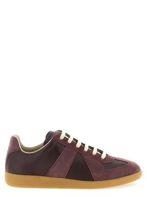 MAISON MARGIELA MAISON MARGIELA Replica Nappa And Suede Sneakers Multicolor