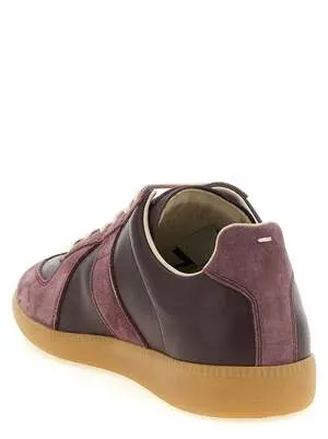 MAISON MARGIELA Replica Nappa And Suede Sneakers - Multicolor