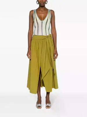 FORTE_FORTE V-neck Knitted Top