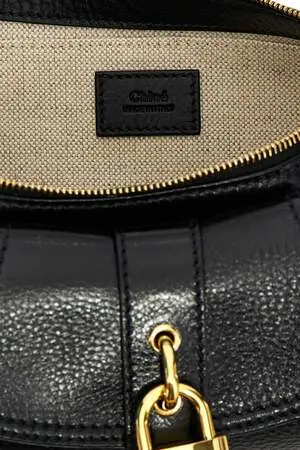 Chloé The 99' Grainy Leather Shoulder Bag With Padlock