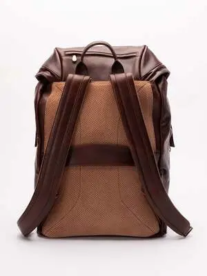 Brunello Cucinelli Calf Leather Backpack - Multicolor