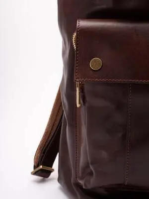 Brunello Cucinelli Calf Leather Backpack - Multicolor