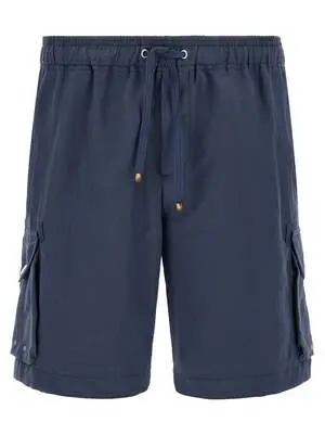 Brunello Cucinelli Cargo Bermuda Shorts - Blue