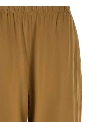 Max Mara Mxpdestino Linen Blend Wide Leg Pants - Cream