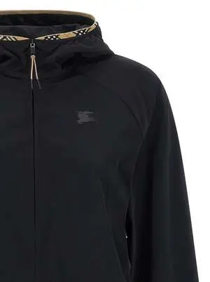 Burberry Ambrook Jacket With Check Detail