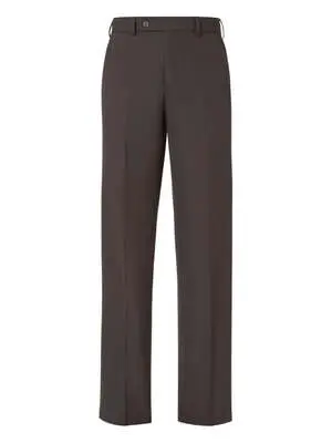 Fendi Wool Crepe Cigarette Trousers - Multicolor