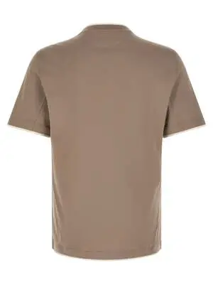 Brunello Cucinelli Double Layer T-shirt