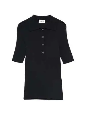 P.a.r.o.s.h Ribbed Cotton Polo Sweater
