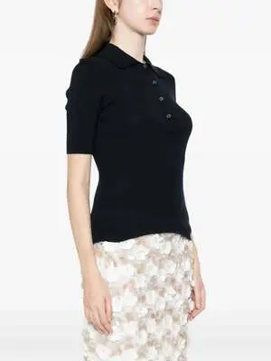 P.a.r.o.s.h Ribbed Cotton Polo Sweater