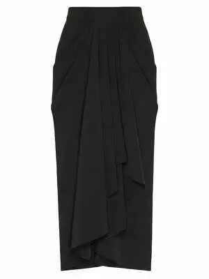 Givenchy Draped Midi Skirt - Multicolor