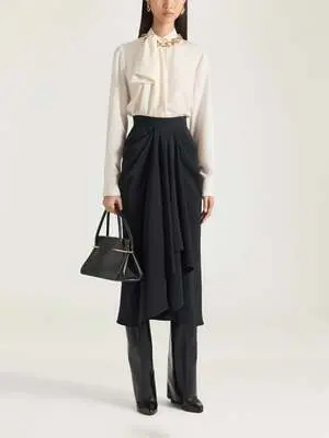 Givenchy Draped Midi Skirt - Multicolor