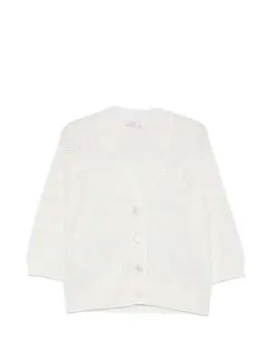Peserico Fine Knit V-neck Cardigan