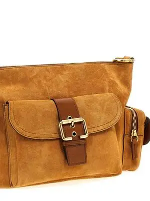 Chloé Suede Camera Bag Shoulder Bag - Brown