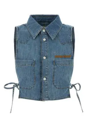 Miu Miu Denim Shirt - Blue
