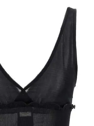 Saint Laurent Cassandre Top - Black