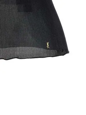 Saint Laurent Cassandre Top - Black