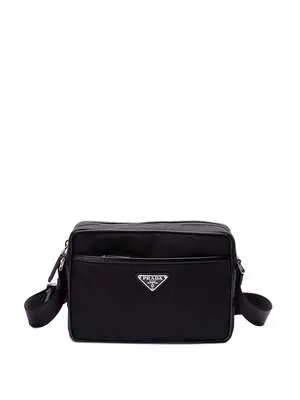 Prada Re-nylon And Saffiano Leather Shoulder Bag - Multicolor