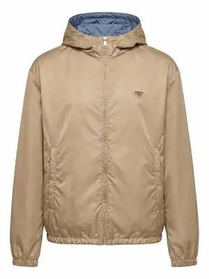 Prada Re-nylon Blouson Jacket With Hood - Multicolor