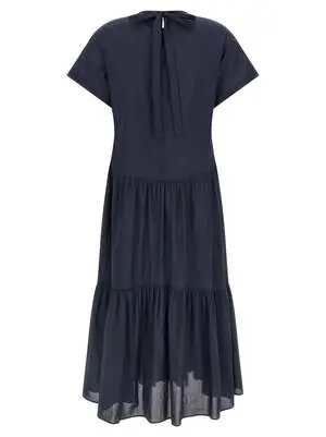 Max Mara Wkdalloro Technical Cotton Canvas Dress