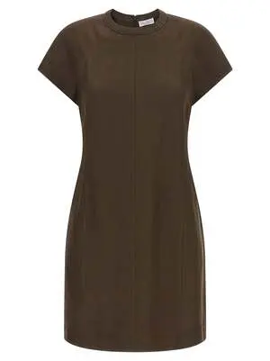 BRUNELLO CUCINELLI Brunello Cucinelli T-Shirt Dress With Monile Trim