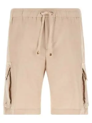Brunello Cucinelli Cargo Bermuda Shorts - Cream