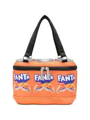 SPRAYGROUND X Fanta Logo-print Bag - Orange
