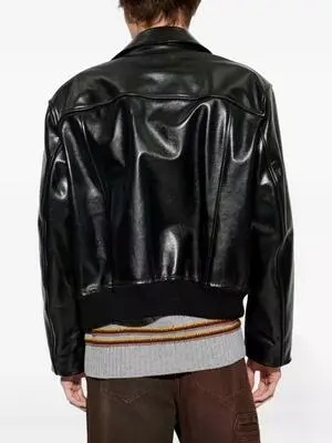 Marni Leather Zip Jacket
