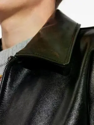 Marni Leather Zip Jacket