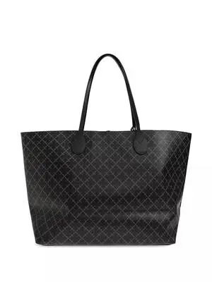 BY MALENE BIRGER Abi Monogram Tote Bag - Black