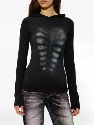 AVAVAV X-ray Printed Long-sleeve Hoodie