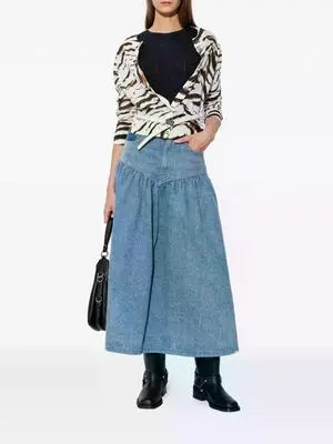 GANNI Heart-patch T-shirt