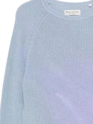 Marc O'polo Ribbed Knit Raglan Sleeve Crew Neck Sweater