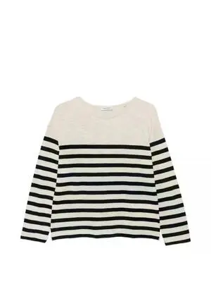Marc O'polo Striped Long-sleeve Sweater - Neutrals