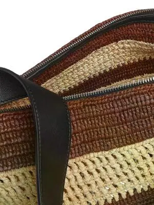 Loewe Striped Interwoven Shoulder Bag