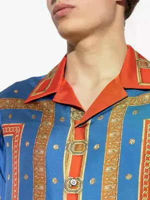 Versace Printed Silk Shirt