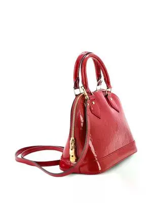 LOUIS VUITTON Alma Handbag Monogram Vernis Bb - Red