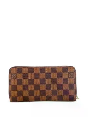 LOUIS VUITTON Zippy Wallet Damier Small Wallets - Brown