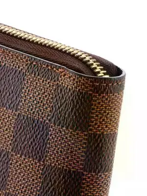 LOUIS VUITTON Zippy Wallet Damier Small Wallets - Brown
