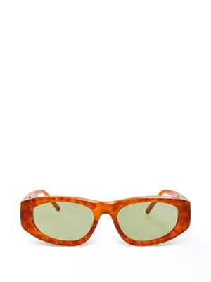Attico X Linda Farrow Maya Sunglasses - Brown