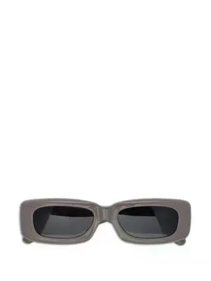 Attico X Linda Farrow Mini Marfa Sunglasses - Neutrals