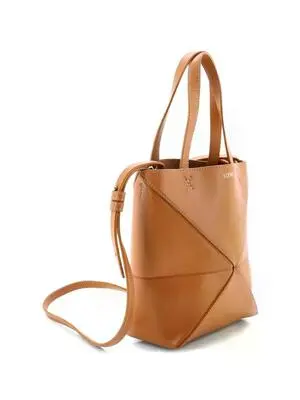 Loewe Puzzle Fold Mini Tote Bag - Brown
