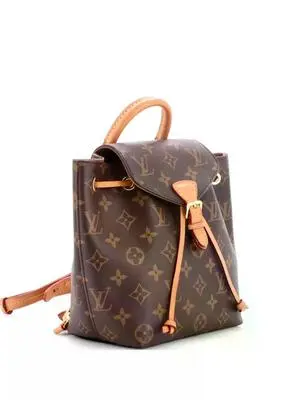 LOUIS VUITTON Montsouris Nm Monogram Canvas Bb Backpack - Brown