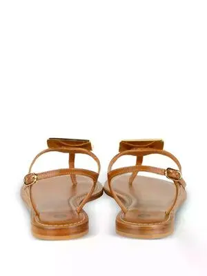 Roberto Festa Flat Sandals With Plaque Detail