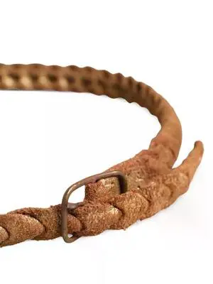 Ermanno Scervino Braided Leather Belt