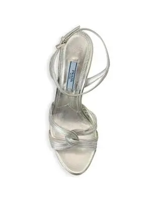 Prada Leather Strappy Sandals